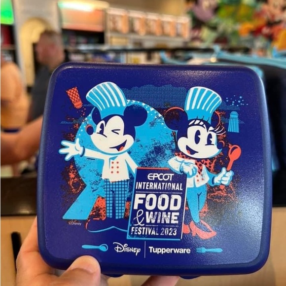 Tupperware | Other | Disney Parks 223 Epcot Food Wine Festival Mickey ...